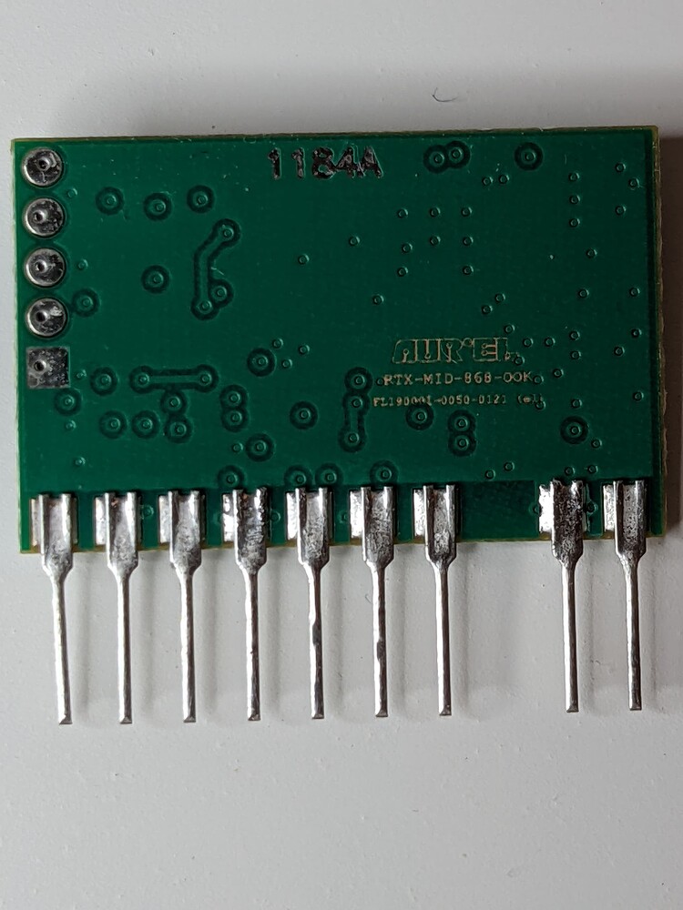Esp32 With Aurel 868 Mhz Module For Bresser Weather Station 4 By